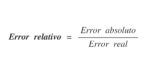 Error absoluto y error relativo - Aulaprende